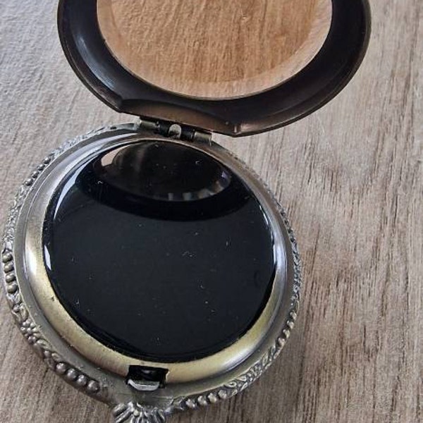 Foresight Scrying Mirror. Acrylic Face. Pocket Black Scrying Mirror ...