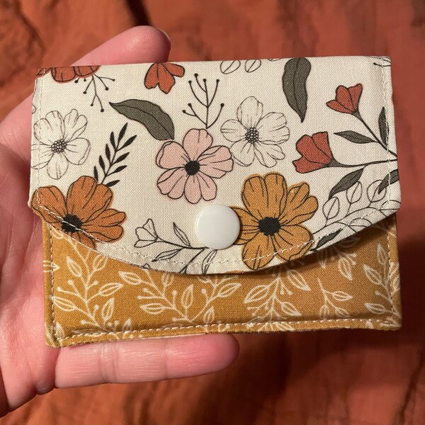 GOLDEN BIRDS Mini Wallet Small Fabric Wallet Card Wallet Travel Wallet ...