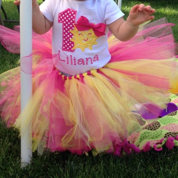 You Are My Sunshine First Birthday Outfit , 1st Birthday Sun Outfit ...