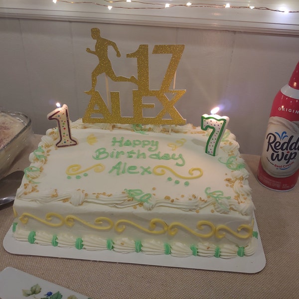 Personalised Rowing Birthday Cake Topper - Elegant Personalised ...