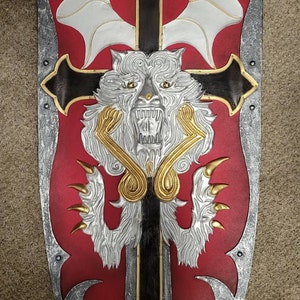 Black Knight Shield Cosplay LARP Display - Etsy