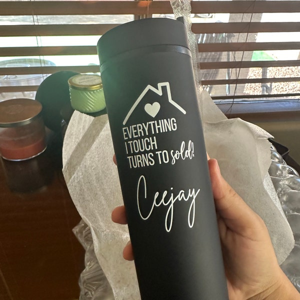 Personalized Realtor Gifts for Agents, Realtor Tumbler, Real Estate ...