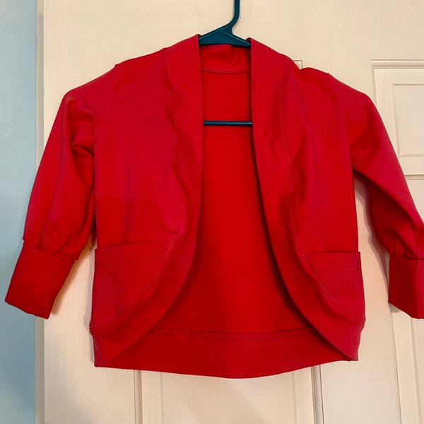 Children Cardigan Pdf Sewing Pattern, Baby Jacket Pattern, Sports ...
