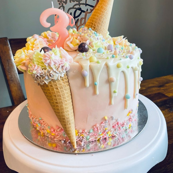 TEDDY BEAR SPRINKLES, Kids Birthday Cake Decoration, Baby Shower Cake ...