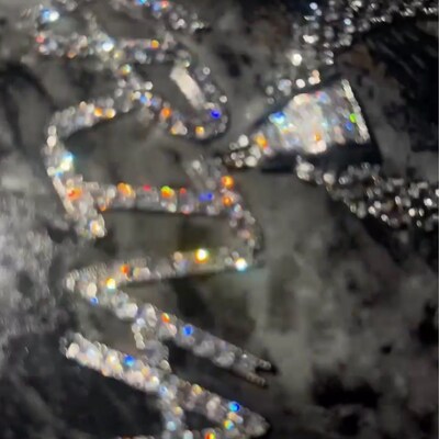 Custom Icy Baguettes Nameplate Necklace Cuban Chain CUSTOM Name ...