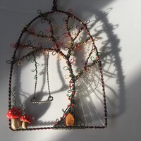 Copper Toadstool Bookmark, Mushroom Bookmark, MADE TO ORDER, Solid Copper, Copper Wire, Book ...