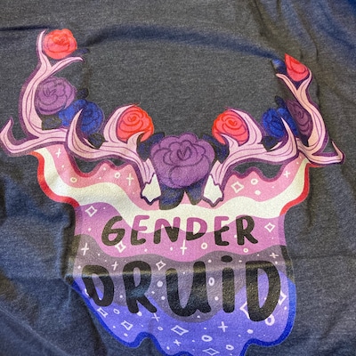 Genderfluid Pride Shirt Gender Druid Unisex T-shirt Gender Fluid Queer ...
