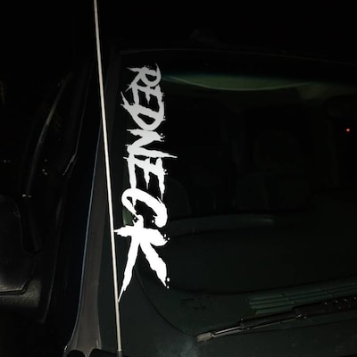 REDNECK Vertical Windshield VINYL Decal Sticker TRUCK Car Diesel ...