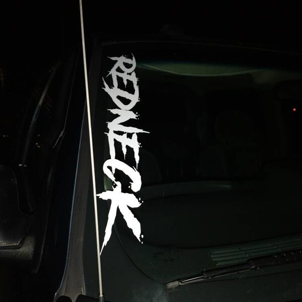 REDNECK Vertical Windshield VINYL Decal Sticker TRUCK Car Diesel ...