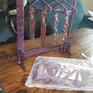 Mini Earring Stand With Hangers/earring Holder/mini Earring Display ...