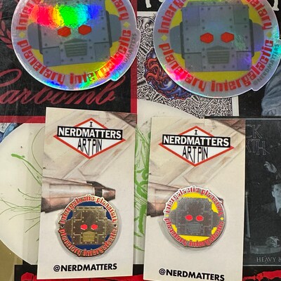 The Simpsons Mr. Sparkle Fish Bulb Patch and Pin Set - Etsy