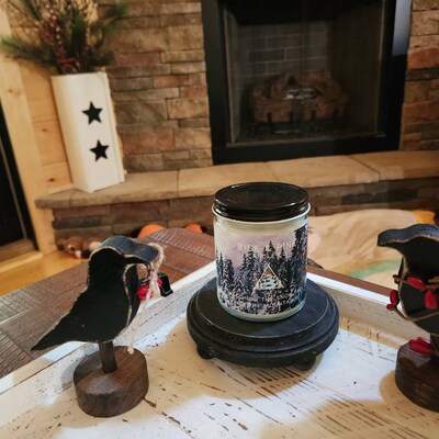 Space Themed Soy Wax Candle Musk Ozone Candle Masculine Candle Space ...