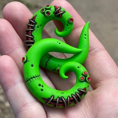 Zombie Gauges Fake, 4g, 2g, 0g, 00g, 7/16, 1/2, 9/16, 5/8, 11/16, 3/4 ...