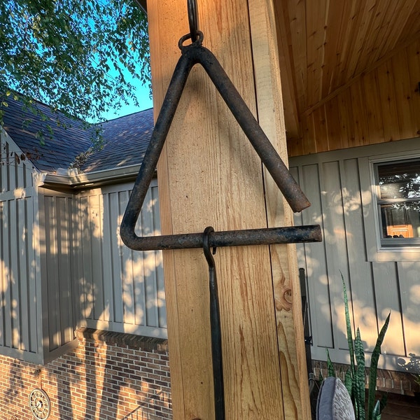 Hand Forged Railroad Spike Meat Turner and Hand Forged Railroad Spike ...