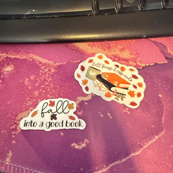 Hello, Lost in A Fictional World Sticker, Bookish Merch and Accessories ...