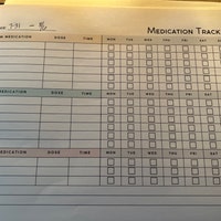 Medication Tracker Minimalist, Injection Log, Medication Log ...