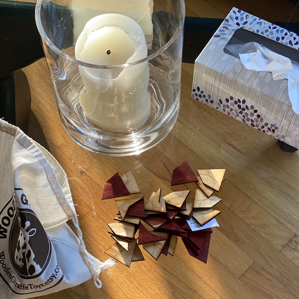 Penrose P2 Arc Tiles, Mathematical Puzzle, Pentagon Puzzle, Tile Puzzle ...