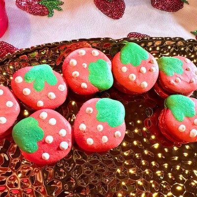 Basketball French Macarons 6 12 or 24 Choose Your Flavors - Etsy