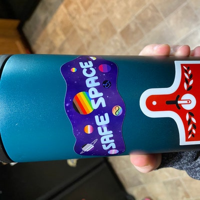 Safe Space Neurodiversity LGBTQ Ally Vinyl Decal Sticker - Etsy