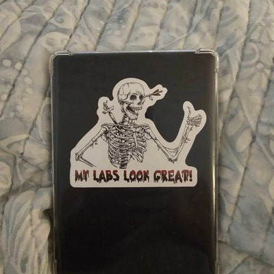 Spoonie Skeleton Sticker Spoonie Humor Spooky Season Chronically Ill ...