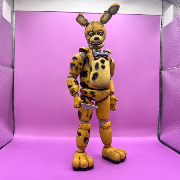 NEW Yellow Rabbit / Springtrap Custom FNAF Five Nights at Freddy’s ...