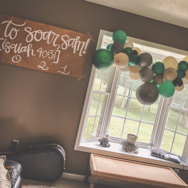 CUSTOM Butcher Paper Celebration Banner - Future Mrs - Happy Birthday ...