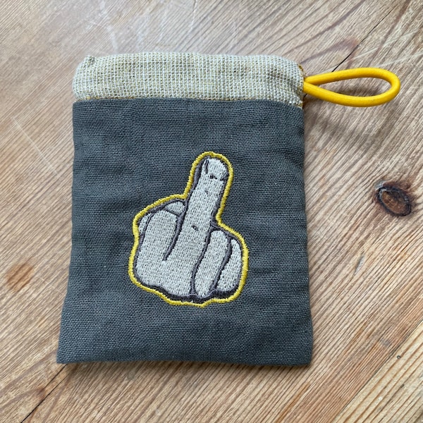 Multiple Size Embroidery Design Middle Finger Instant Download Files ...
