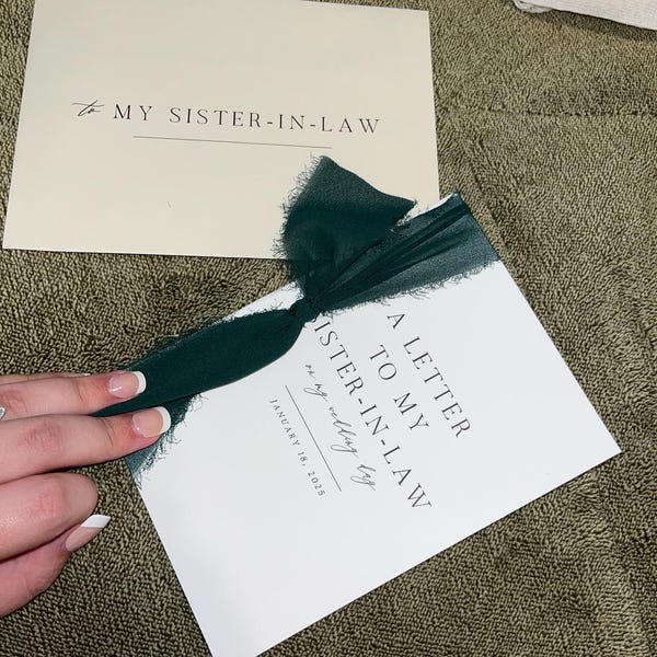 Personalized "to My Daughter" Cotton Paper Card | Personalized Wedding ...