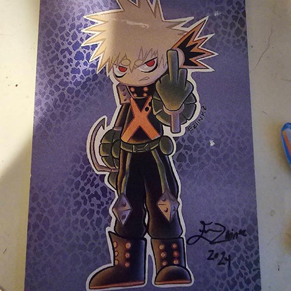 Baku Deku Holographic Stickers!! Bakugo and Izuku Heart Holo Stickers ...