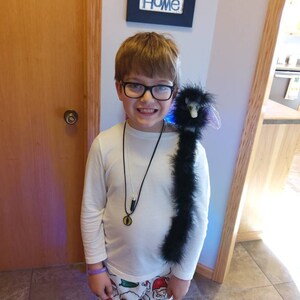 Winged Dragon Shoulder Cable Puppet Renfaire Cosplay Action Figure W ...