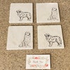 Husky Dog Coasters Siberian Husky Coasters Dog Coasters Dog Gift ...