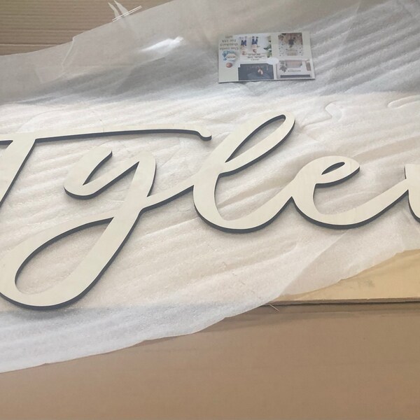 Name Cutout | Baby Name Sign | Name Sign | Large Name Cutout | 3D Name ...