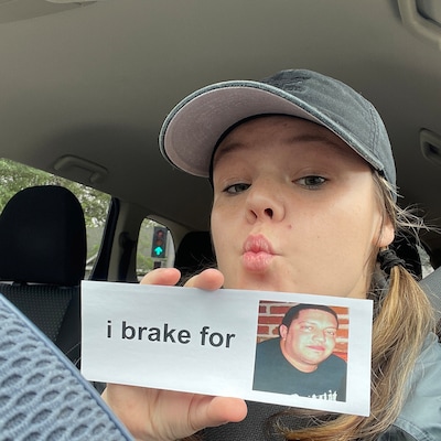 He is Rizzin Funny Pride Jesus Rizz Meme Bumper Sticker, Rizzed up Joke ...