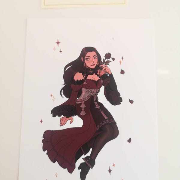 FE3H | Fire Emblem Three Houses Felix and Annette Professors Print - Etsy