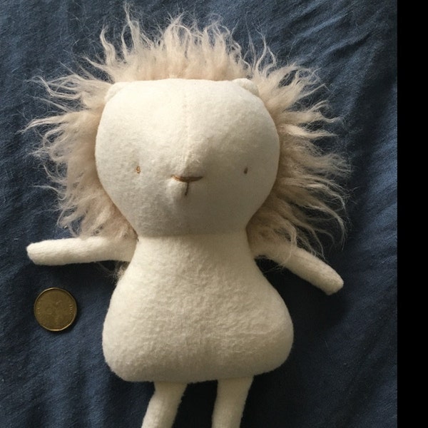 Cute Sheep Plush Soft as a Cloud First Toy Minimalist Handmade Unisex ...