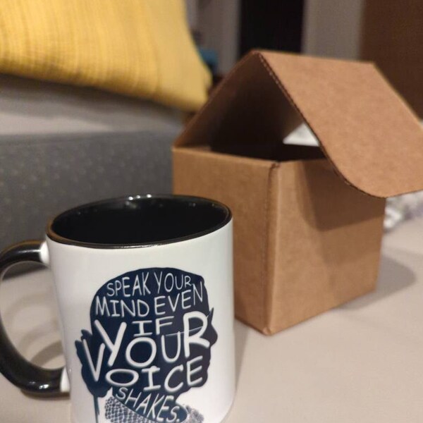 Speak Your Mind Mug - Ruth Bader Ginsburg - RBG Coffee Mug - Ruth Bader ...