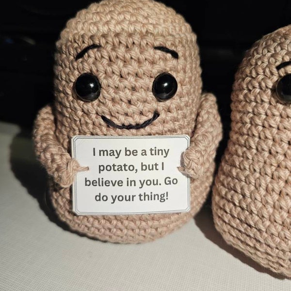 LOW-SEW Optimistic Potato Crochet Pattern - Etsy