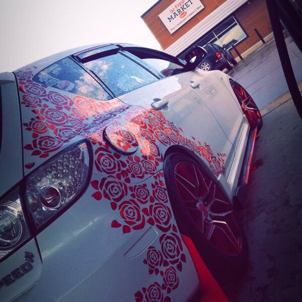 Rose and Falling Petals JDM Decal Sticker Pack rose Petals, Sadboyz ...