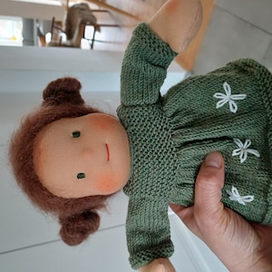 Glücksmäuschen Lotta Stoffpuppe, Stoffpuppe nach Waldorfart ...