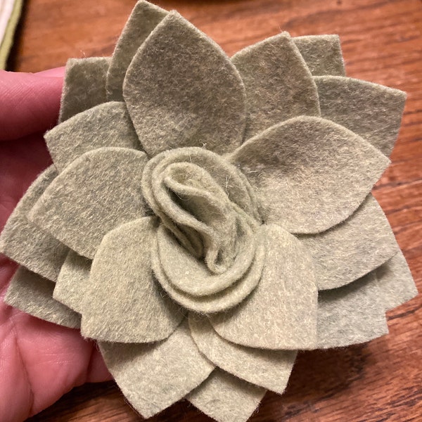 Succulent PATTERN Cutting Template; 5 No-sew Felt or Paper Succulents ...