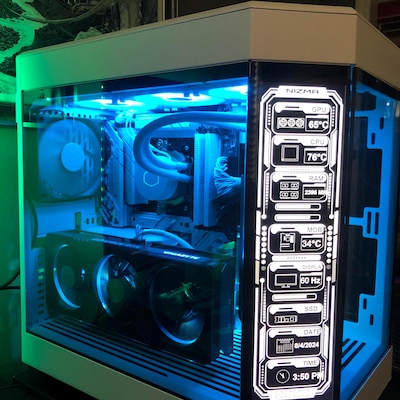 SENSOR PANEL TEMPLATE 515 X 1920 12.6 Displays for Uses With Aida64 - Etsy