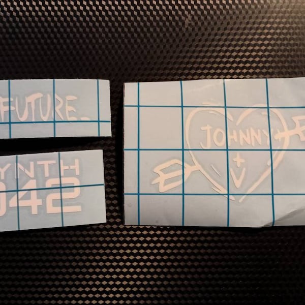 Vinyl Decal thick Hazard Block Various Sizes Tech Mech Cyberpunk ...