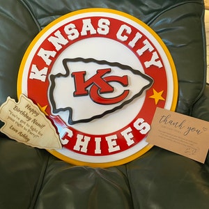 Kansas City Chiefs Wooden Sign - Etsy