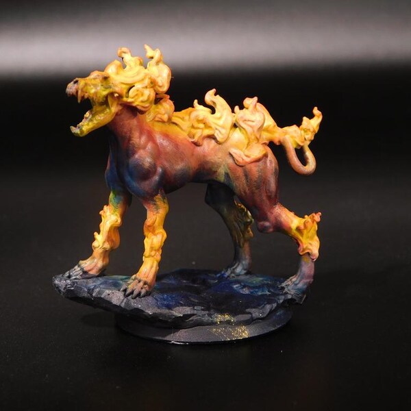 Hell Hound 3 Versions/ DND/ Unpainted - Etsy