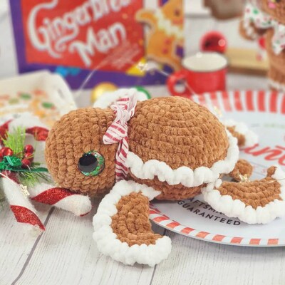 Gingerbread Turtle Pattern Crochet PDF Download Beginner - Etsy