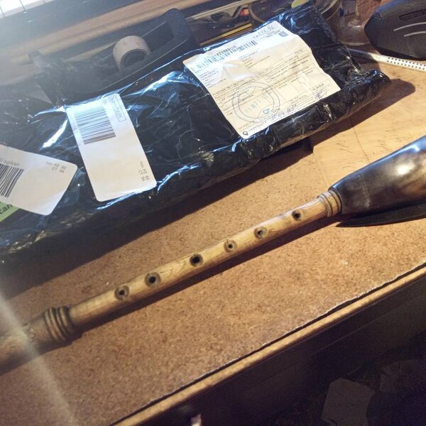 The Slavonic Shawm / Zhaleika / Hornpipe/ Woodwind Medieval Instrument ...