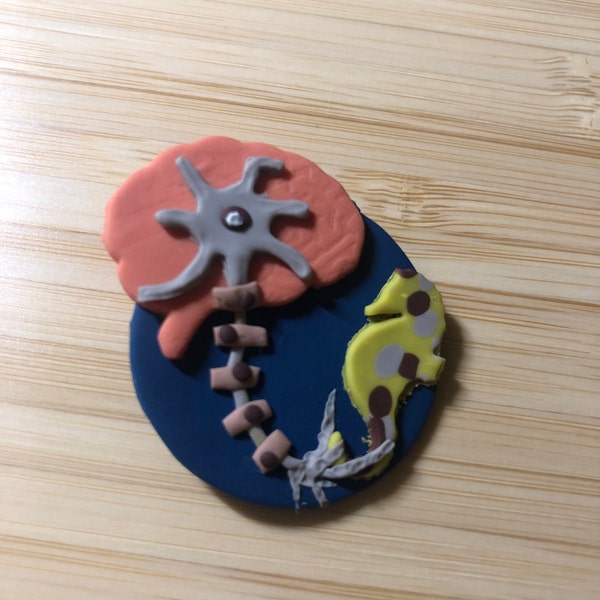 Neuron Earrings (a Neuron on Brain-shape Clay! Perfect Gifts for ...