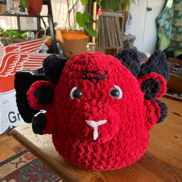 Crochet Alien Cushion Pattern Crochet Pillow Beginner Alien Pattern ...
