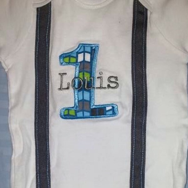 Riley Applique Numbers Machine Embroidery Designs - 5 Sizes - Etsy