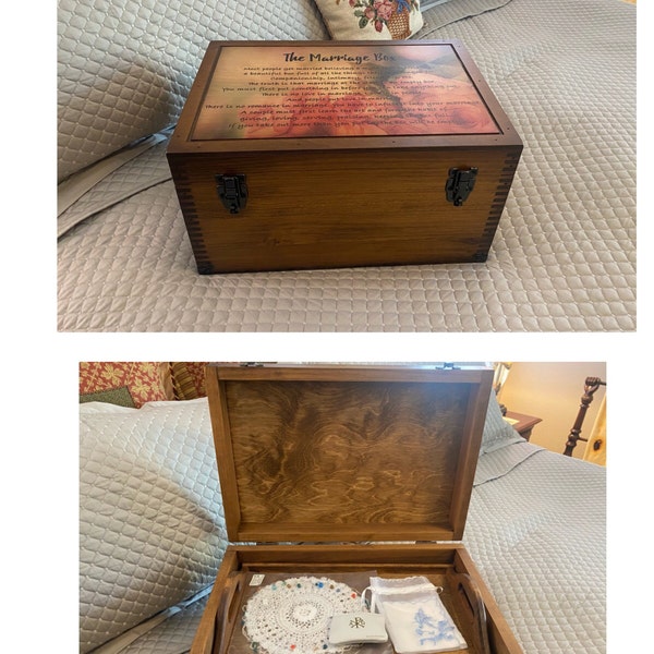 The Marriage Poem Keepsake Box - Etsy